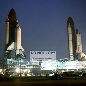 Space Shuttles Atlantis and Columbia Side-by-side - 5X7, 8X10 or 11X14 ...