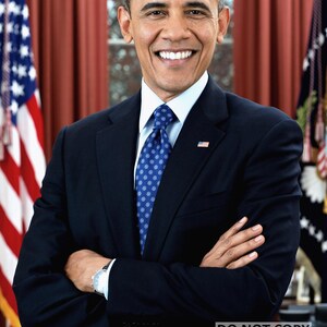 Barack Obama 44th President of the United States - 5X7, 8X10 or 11X14 ...