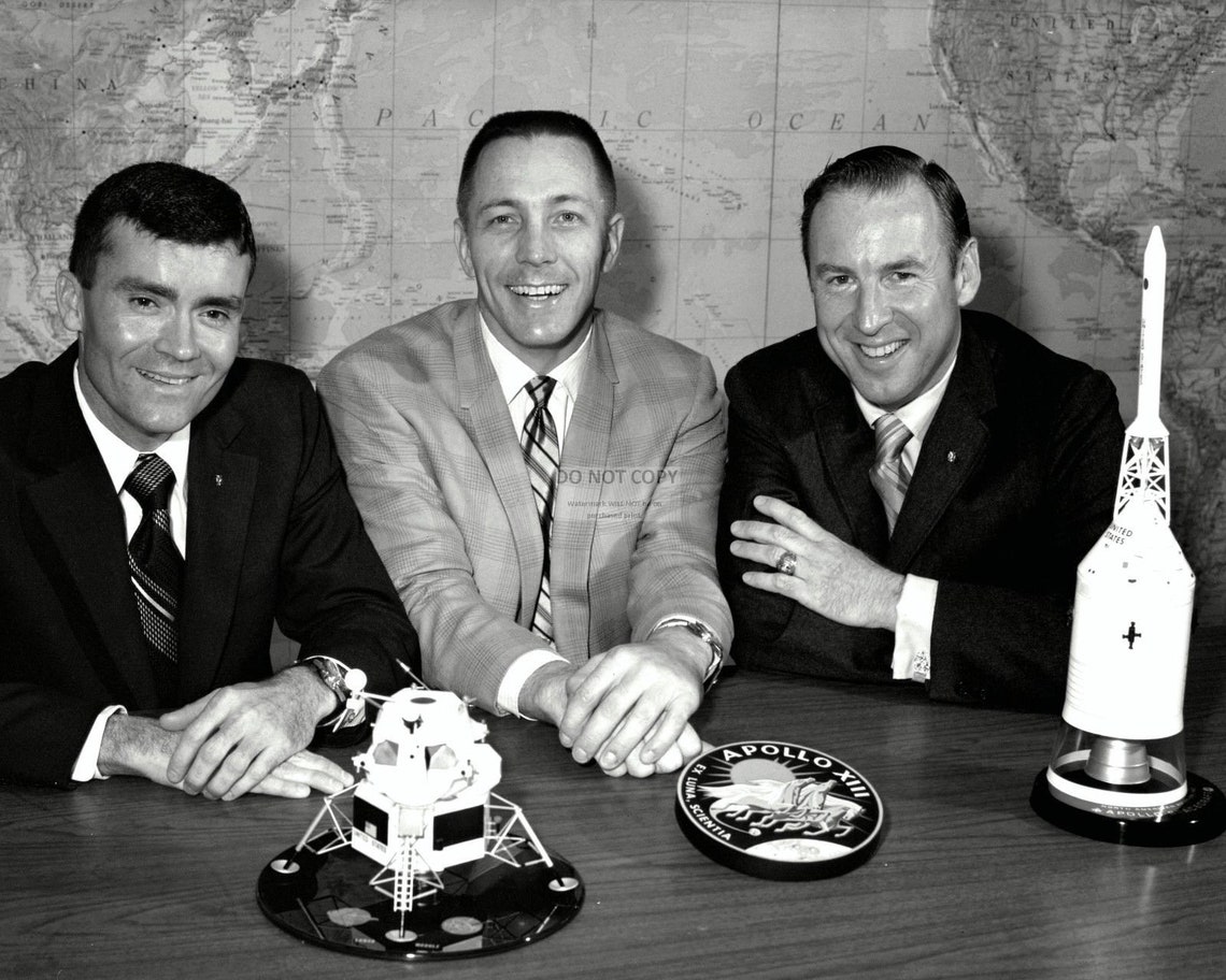Apollo 13 Astronauts Fred Haise Jack Swigert and Jim Lovell | Etsy