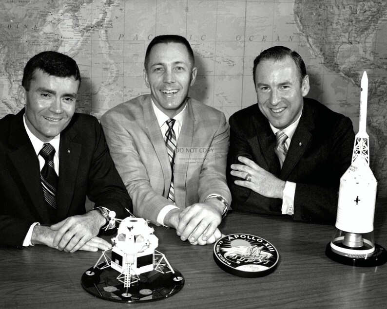 Apollo 13 Astronauts Fred Haise Jack Swigert and Jim Lovell | Etsy