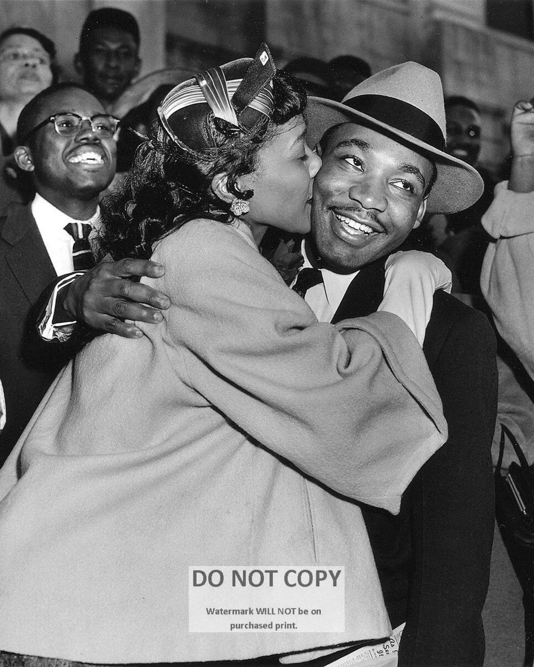 Martin Luther King, Jr. and Wife Coretta Scott King in 1956 - 5X7, 8X10 ...