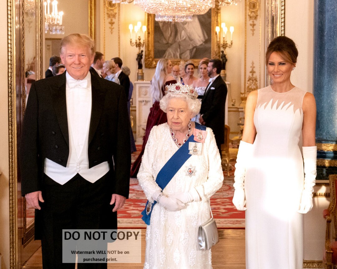Trump, Melania & Queen Elizabeth II Photo Print - Etsy