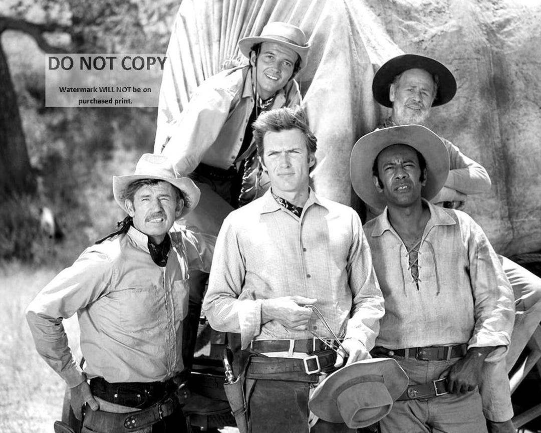 Clint Eastwood 'rawhide' Cast Publicity Photo: Western TV Series - Etsy