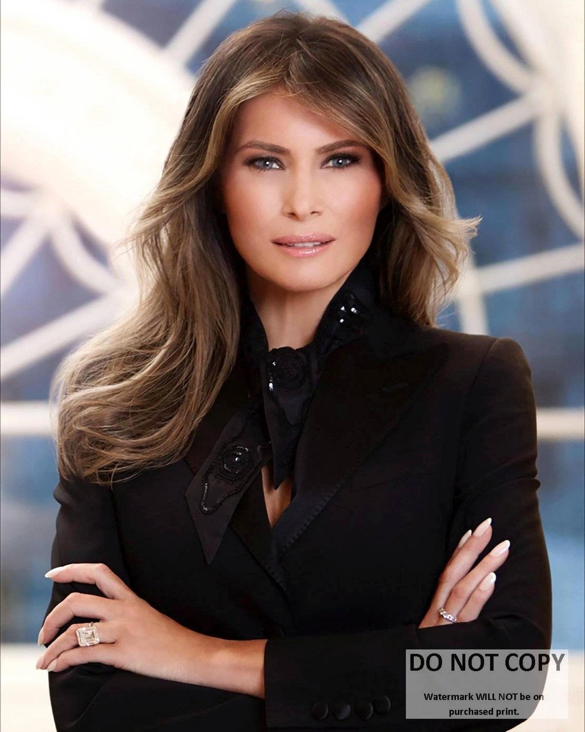 First Lady Melania Trump Official Portrait - 5X7, 8X10 or 11X14 Photo ...