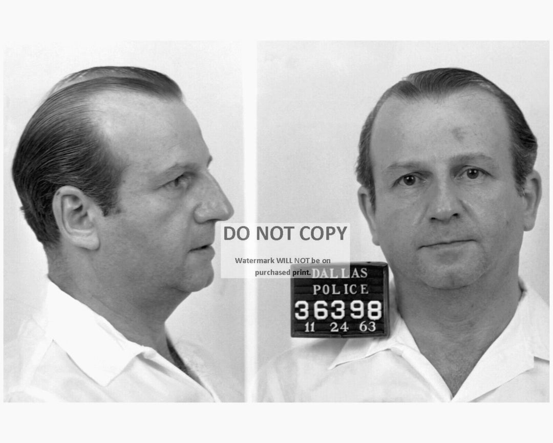 Jack Ruby Mug Shot Lee Harvey Oswald Shooter JFK 5X7 8X10 - Etsy