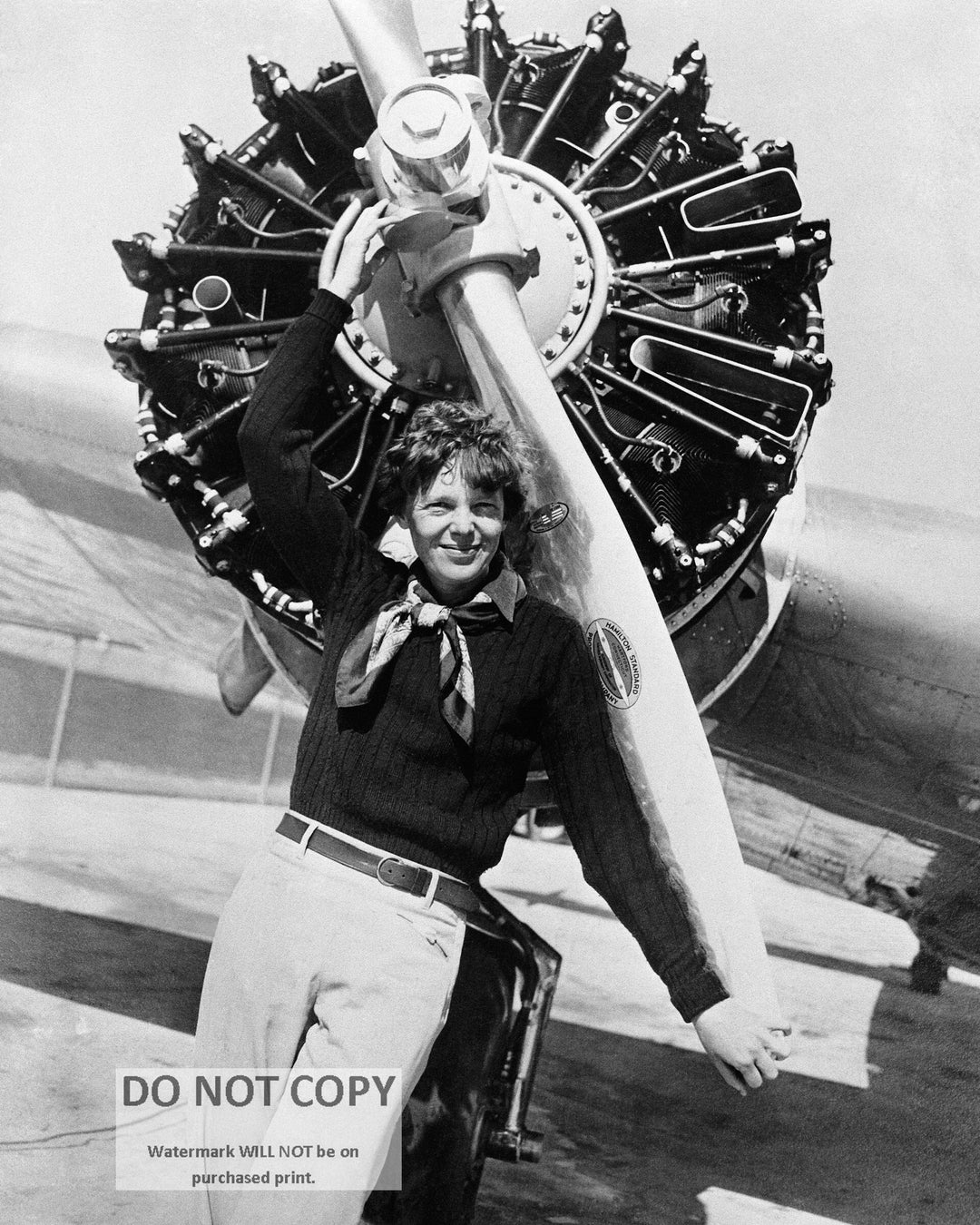 Amelia Earhart American Aviatrix Pilot - 5X7, 8X10 or 11X14 Photo (NN ...