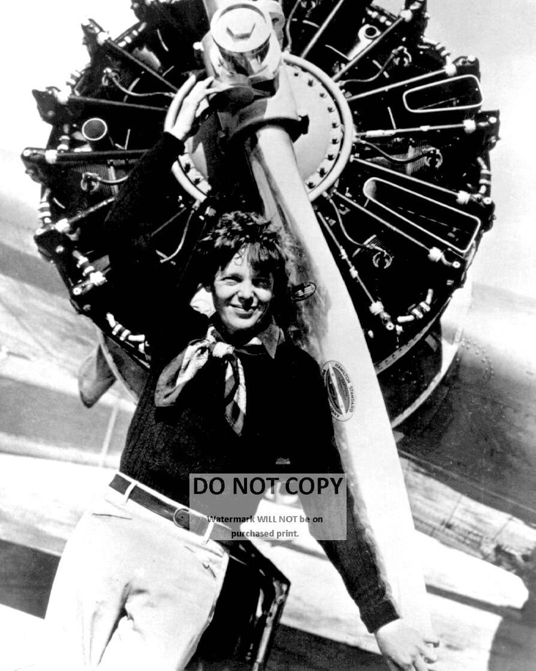 Amelia Earhart American Aviatrix Pilot 5X7 8X10 or 11X14 - Etsy