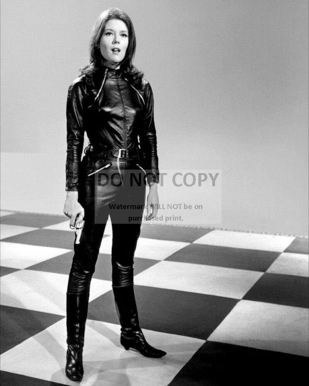 Diana Rigg as emma Peel in the TV Show the - Etsy