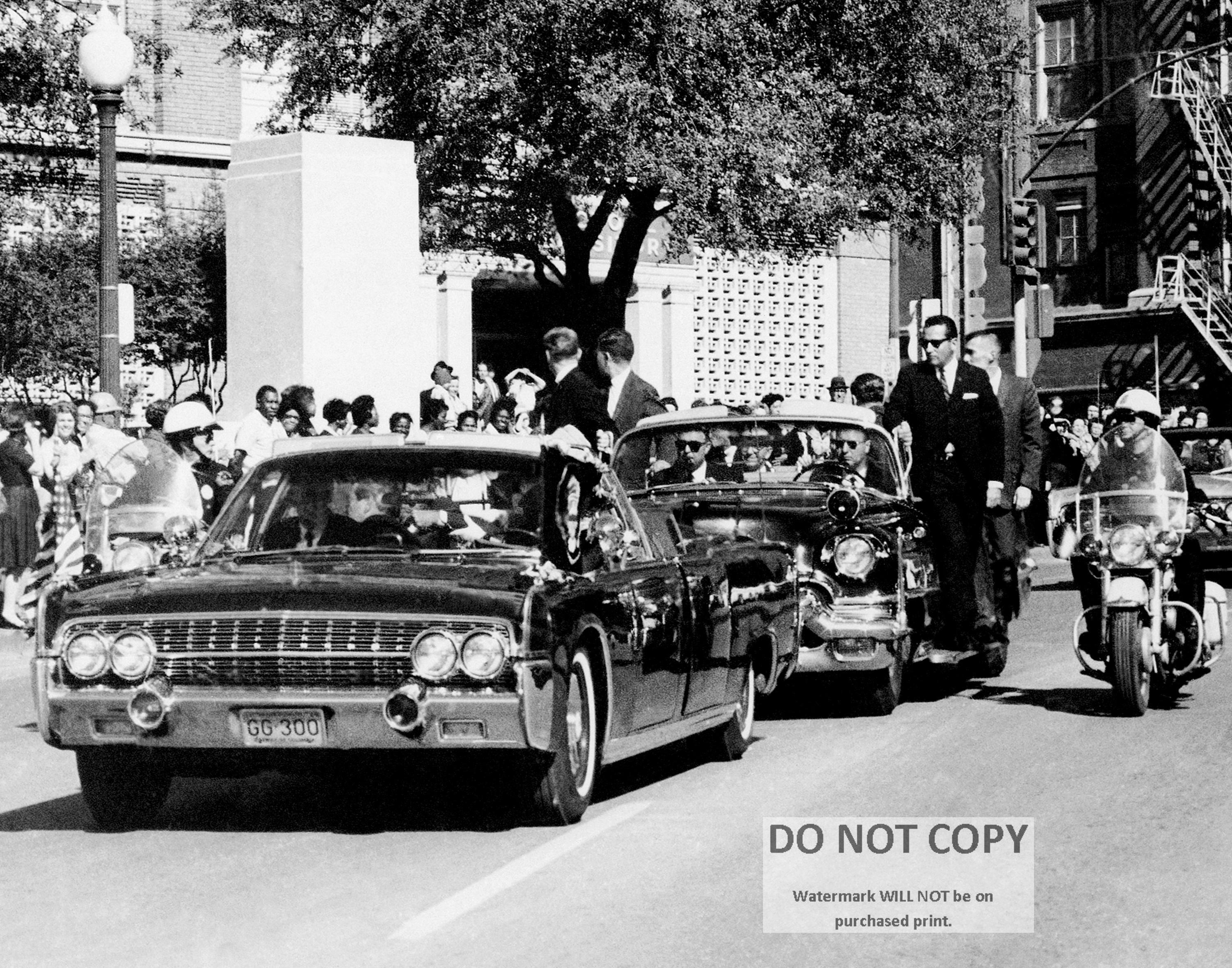 JFK Assassination Photo: Elm Street, Dallas - November 22, 1963 - Etsy