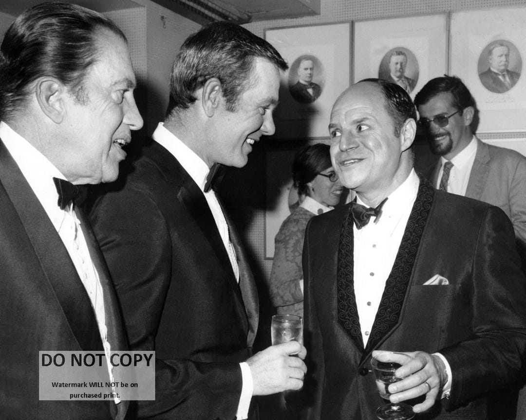 Ed Sullivan, Johnny Carson, Don Rickles 1968 Publicity Photo - Etsy