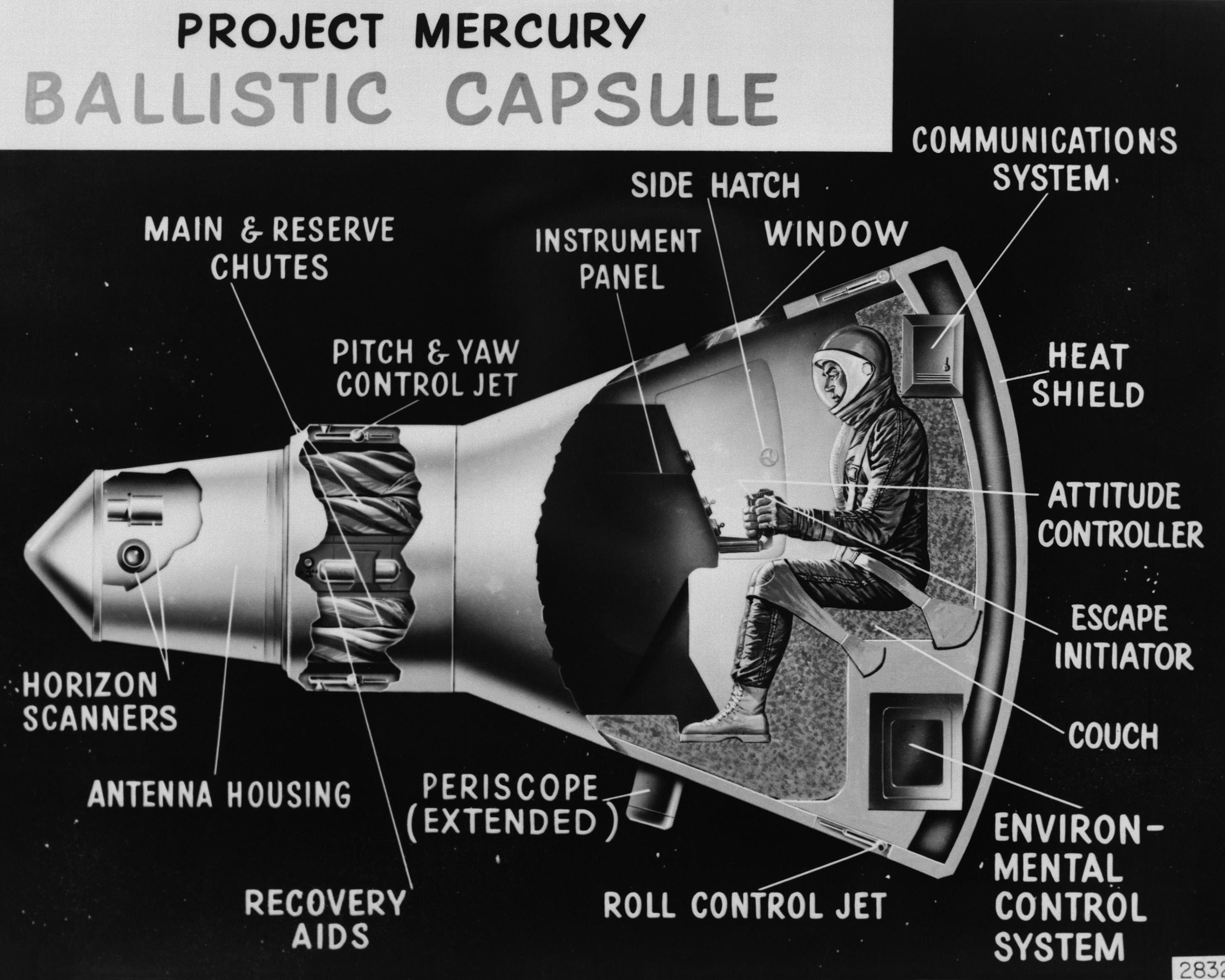 Mercury Spacecraft Window Frame