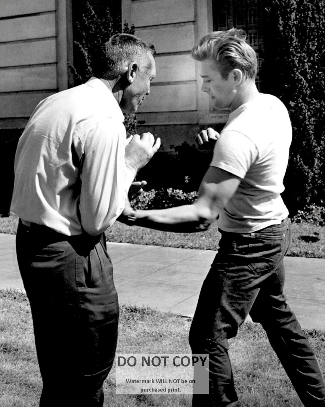 James Dean With Former Boxer Mushy Callahan - 5X7 or 8X10 Publicity ...