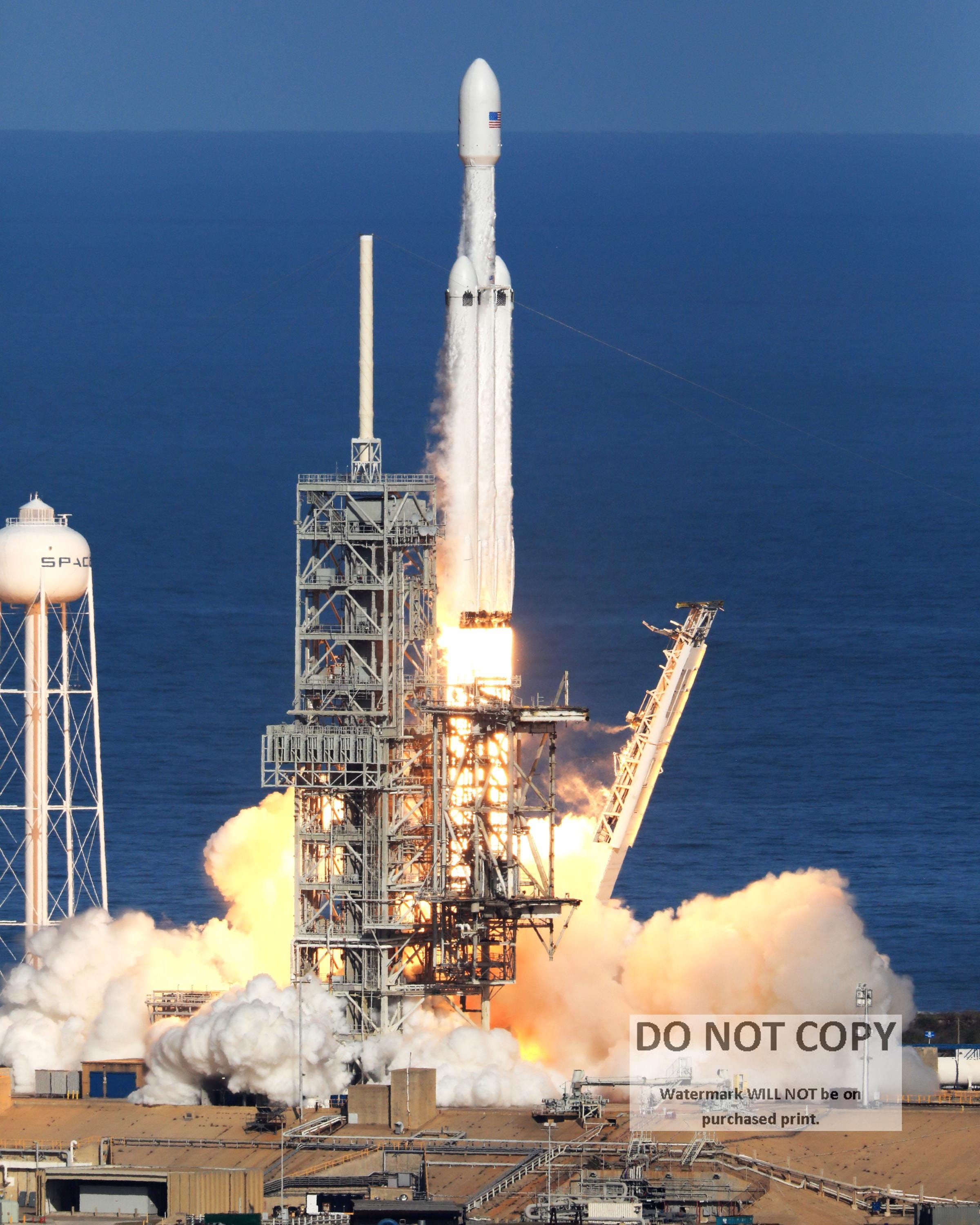 Spacex Falcon Heavy Lift off Photo: NASA Kennedy Space Center Print - Etsy