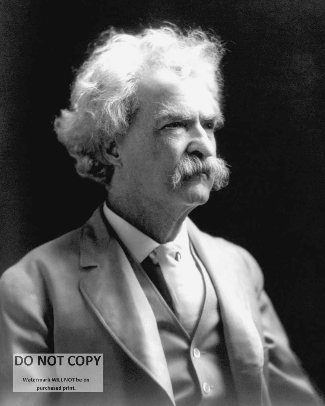 Mark Twain A.k.a. Samuel Clemens Writer and Humorist - 5X7, 8X10 or ...