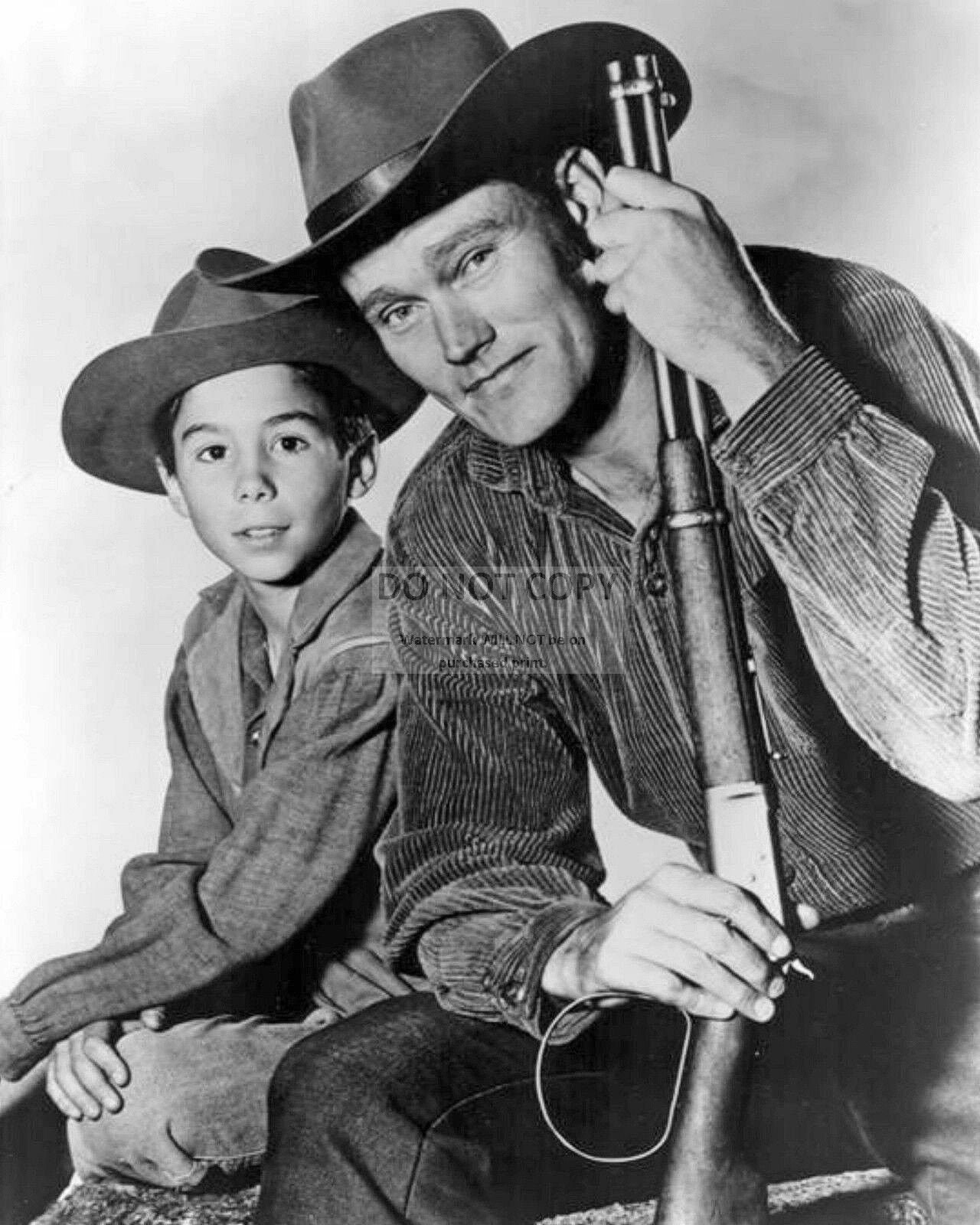 Chuck Connors and Johnny Crawford in the Rifleman - Etsy
