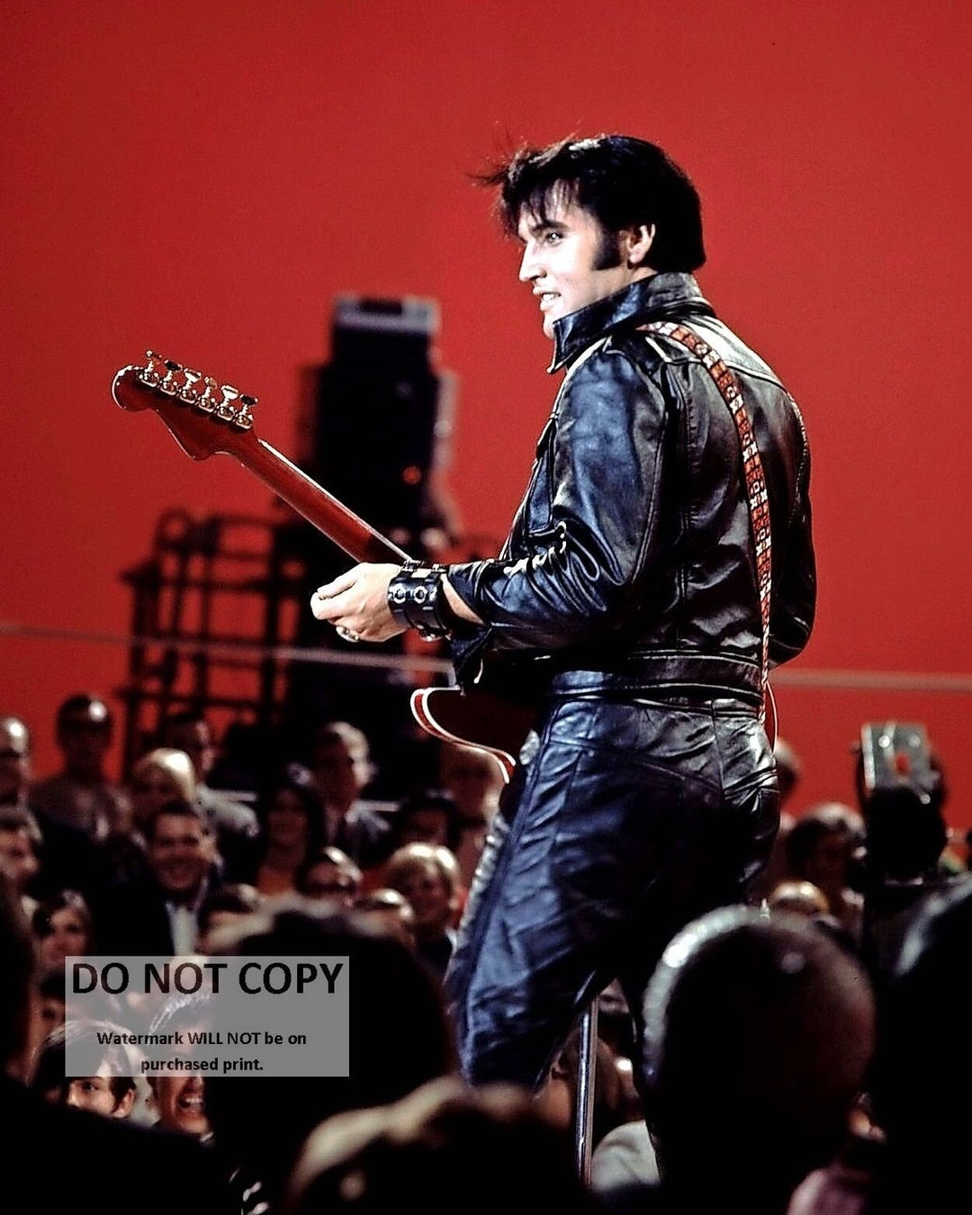 Elvis Presley Performs During the "'68 Comeback Special" - 5X7, 8X10 or ...