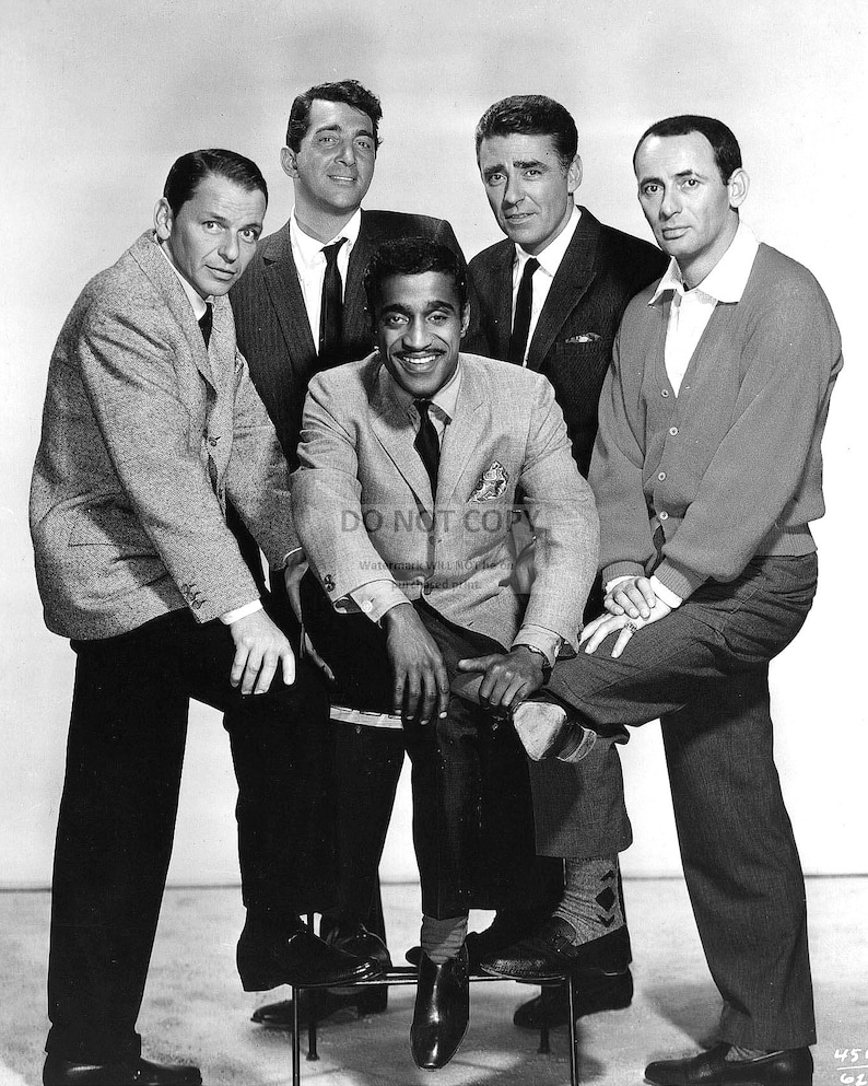 The Rat Pack Frank Sinatra Dean Martin Sammy Davis Jr Etsy