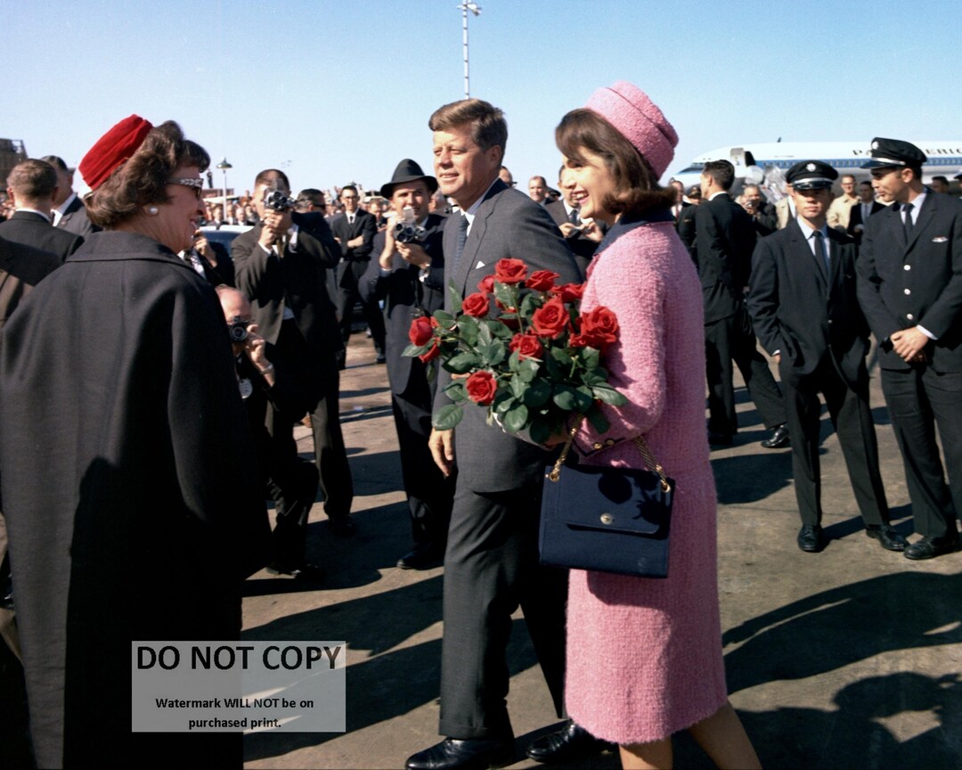 JFK & Jackie Kennedy Dallas Arrival Photo - November 22, 1963 - Etsy