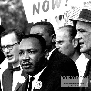 Dr. Martin Luther King, Jr. at the 1963 Civil Rights March in ...