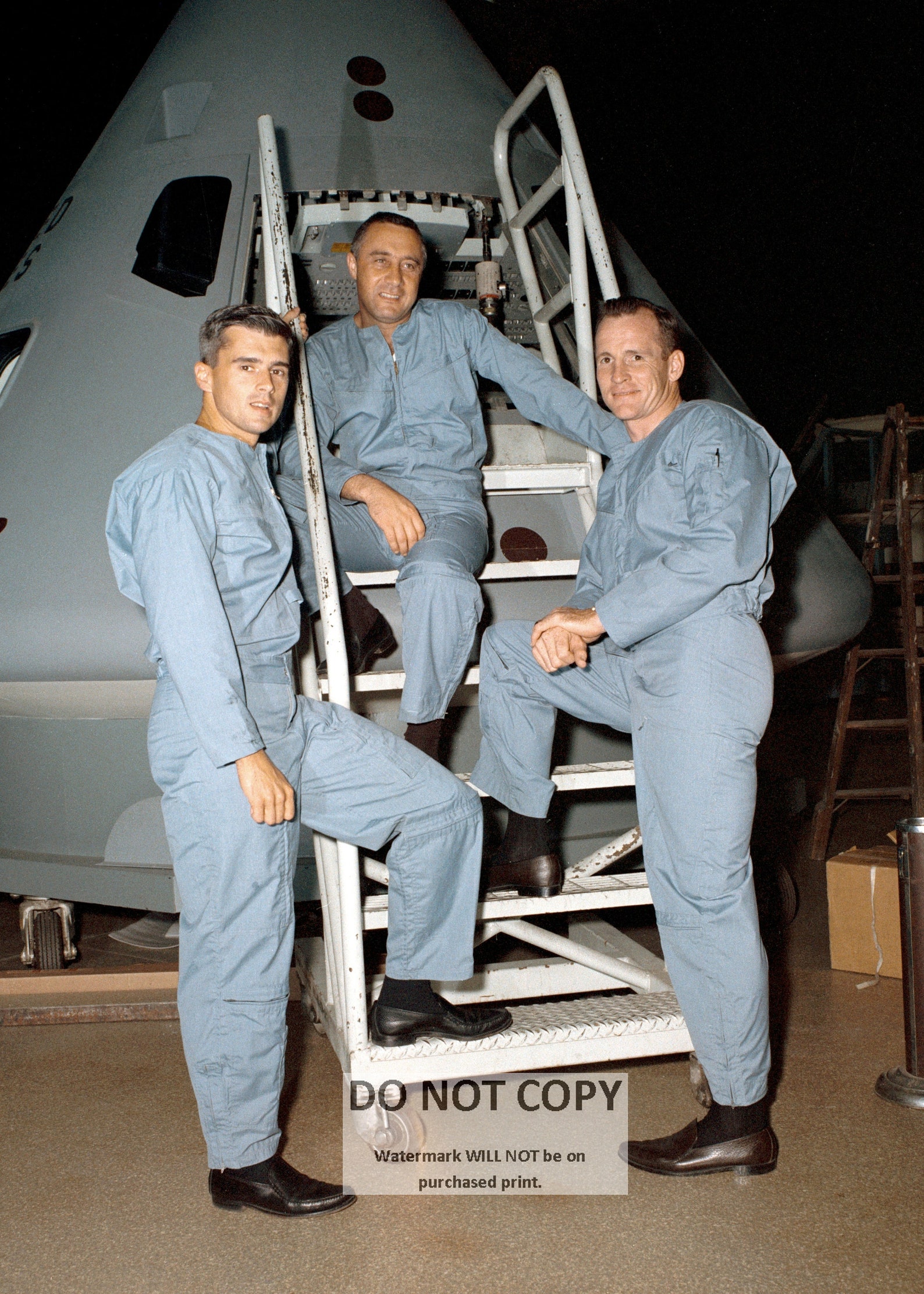 Astronauts Roger Chaffee, Gus Grissom and Ed White Take a Break While ...
