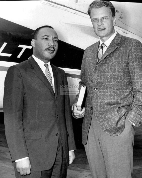 Rev. Billy Graham With Rev. Martin Luther King Jr. 5X7 - Etsy