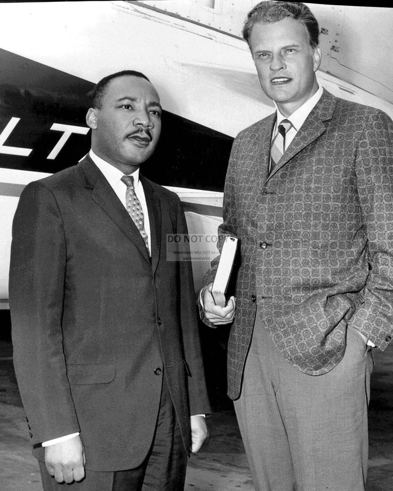 Rev. Billy Graham With Rev. Martin Luther King Jr. 5X7 - Etsy