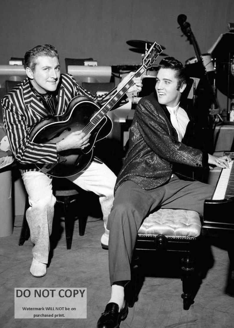 Elvis & Liberace 1956 Las Vegas Publicity Photo - Etsy