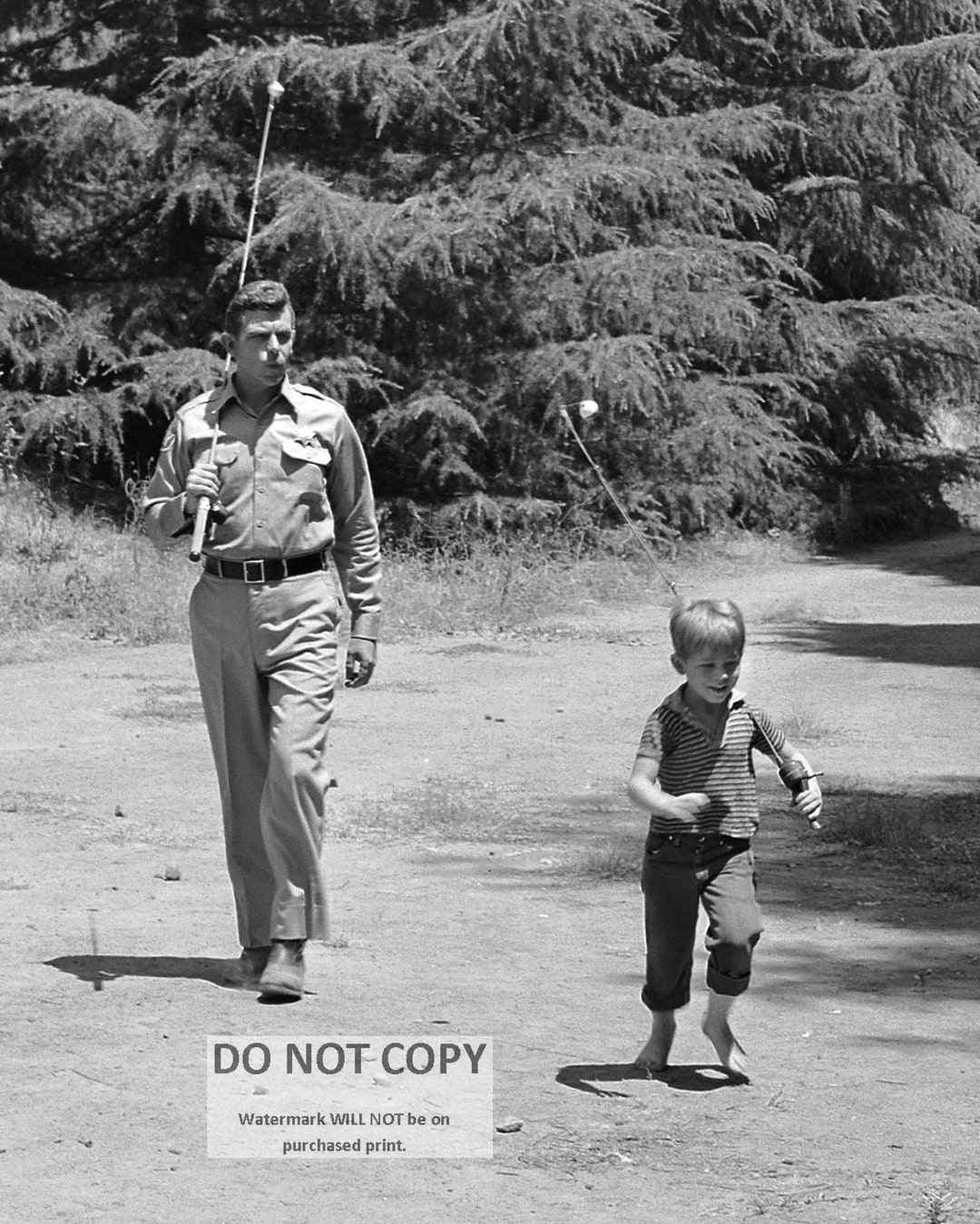 Andy Griffith Show Photo: Iconic Opening Scene Print - Ron Howard, Opie ...