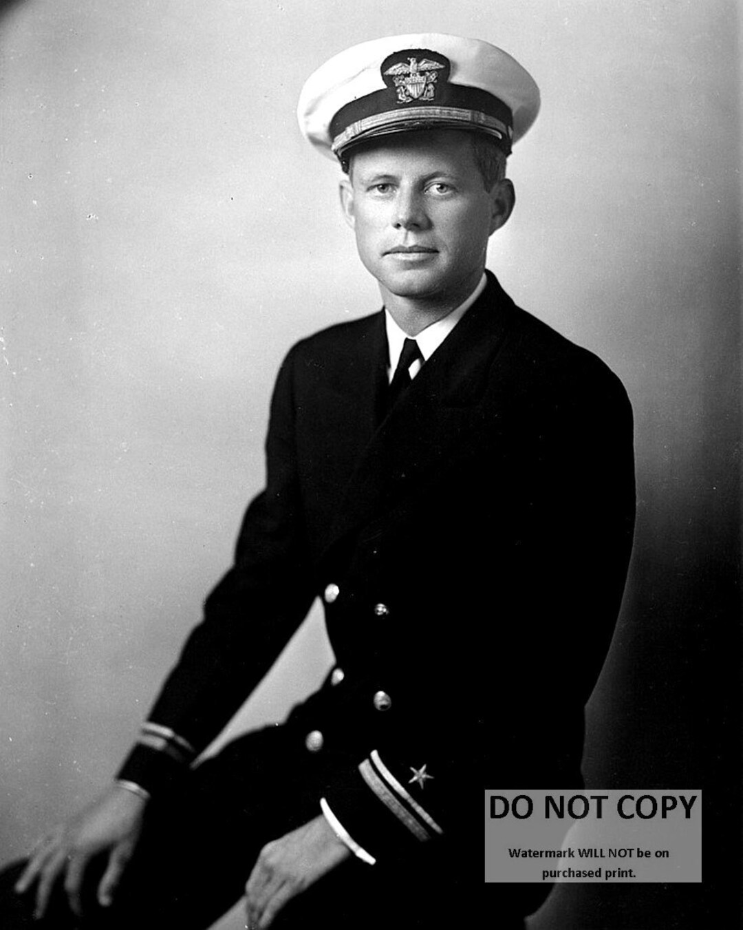 John F. Kennedy, Lieutenant, Junior Grade in 1942 - 5X7 or 8X10 Photo ...