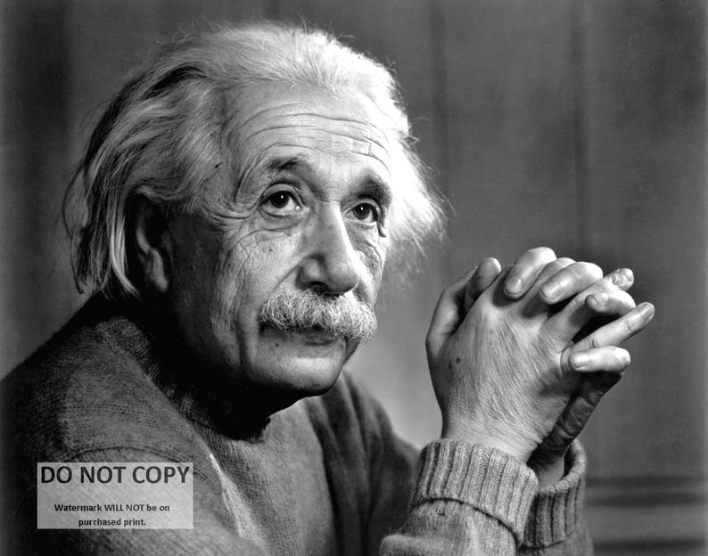 Albert Einstein Theoretical Physicist - 5X7, 8X10 or 11X14 Photo (EP ...