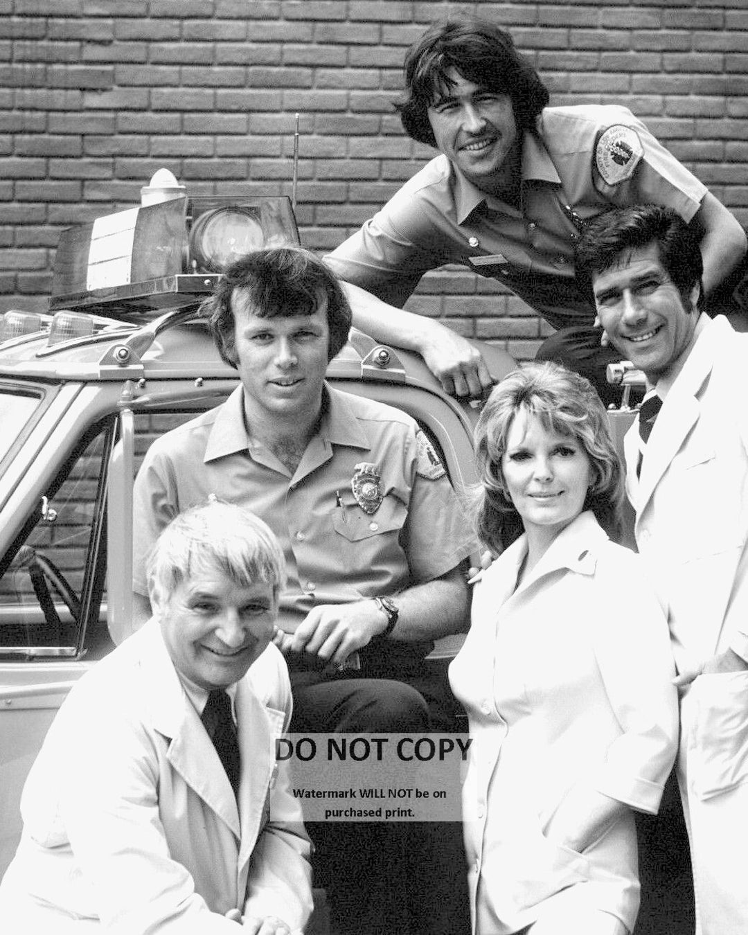 Cast From TV Series "emergency" Kevin Tighe, Randolph Mantooth, Robert ...