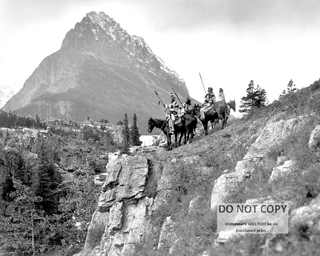 Native American Print the Landmark by Roland W. Reed, Circa 1912 5X7 ...