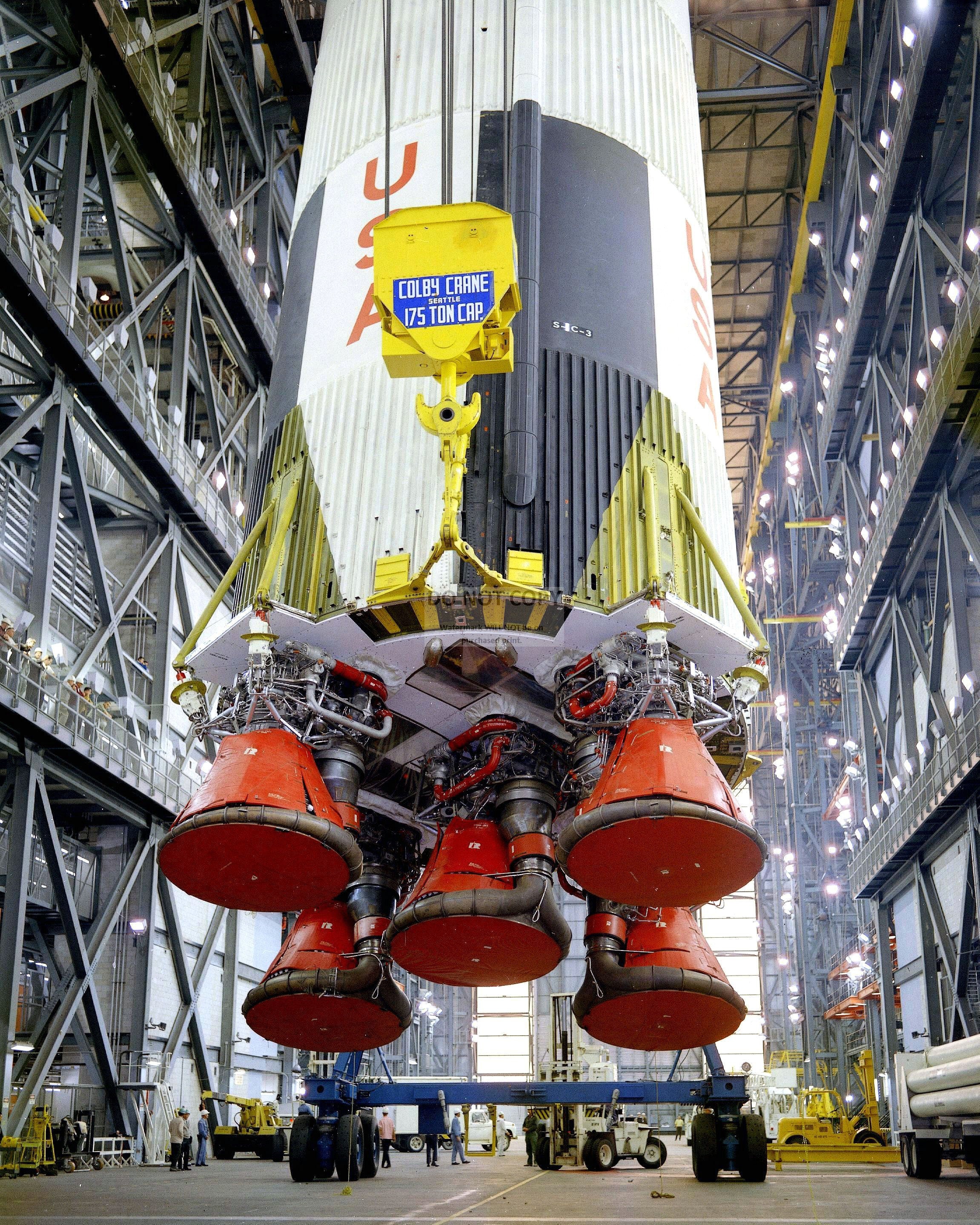 Apollo 8 Rocket Model