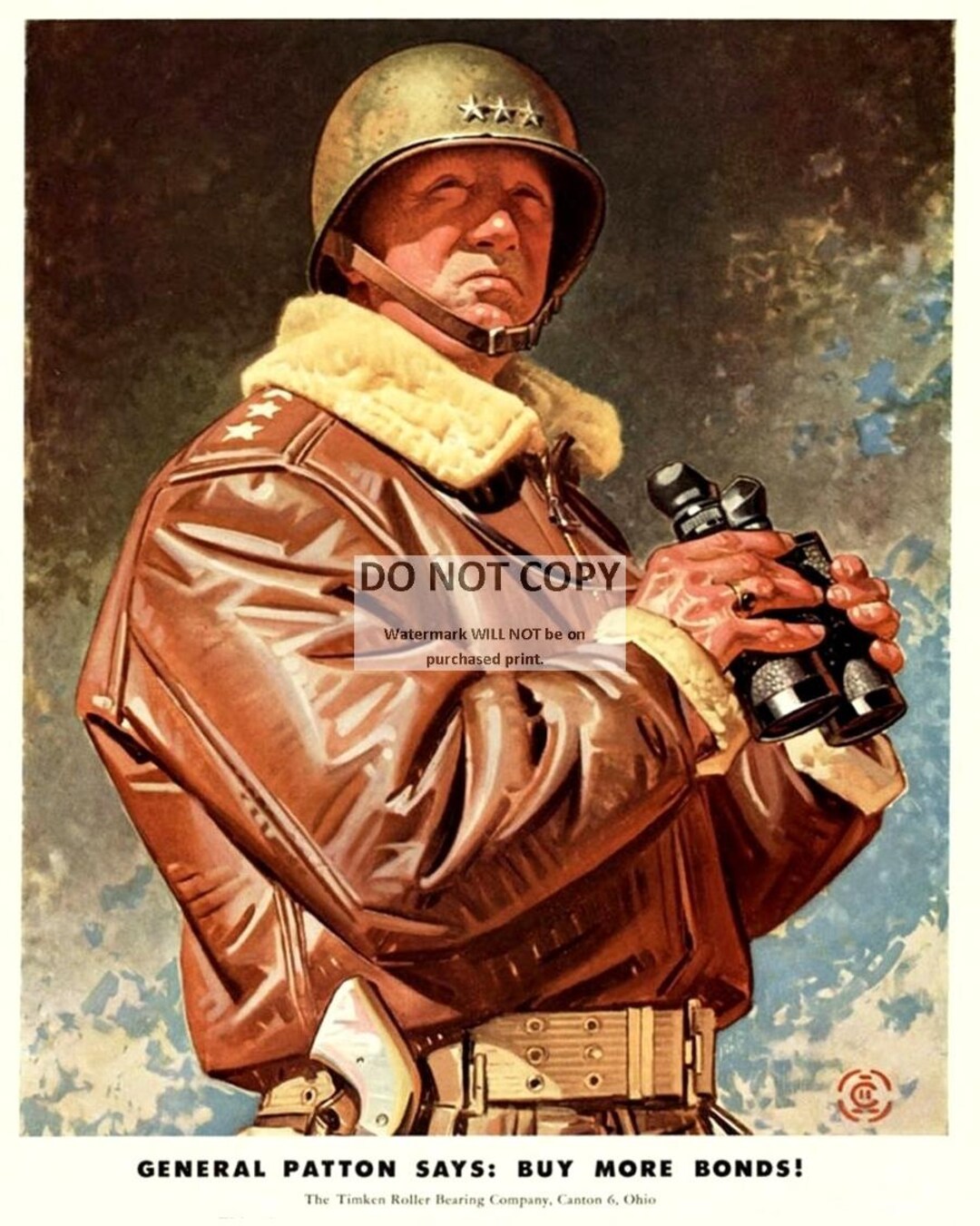 General Patton Painting Advertisement *reprint* Photo - Etsy