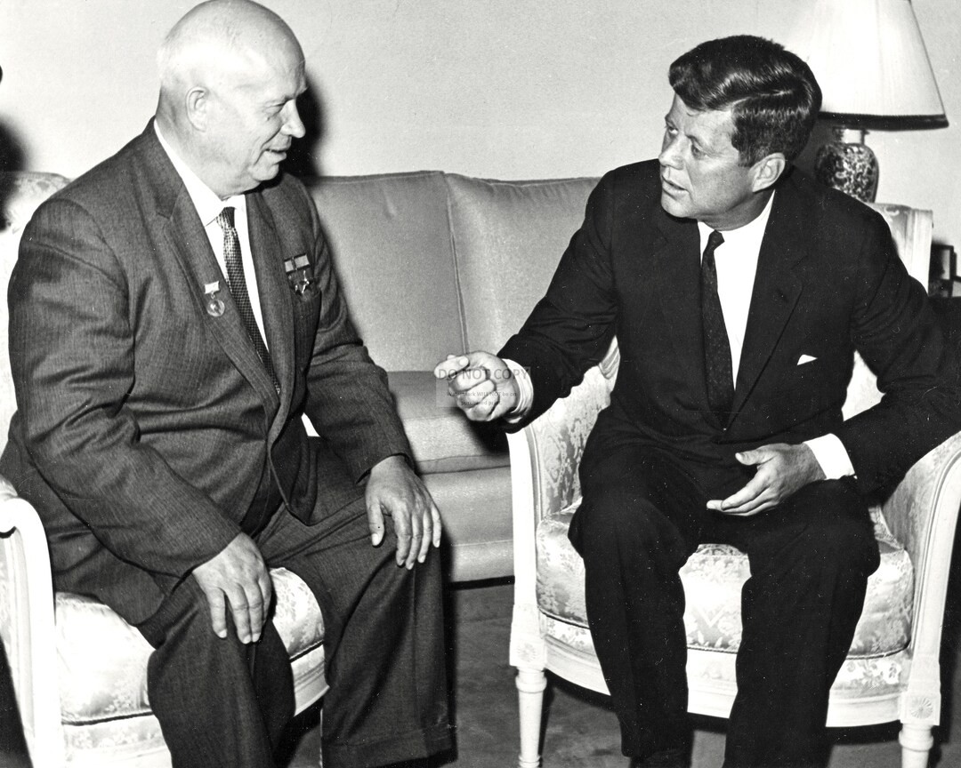 President John F. Kennedy Meets With Soviet Premier Nikita Khrushchev ...