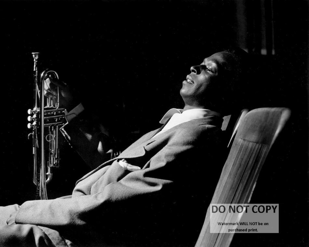 Miles Davis Backstage Photo: "just Jazz" Concert, Los Angeles 1950 - Etsy