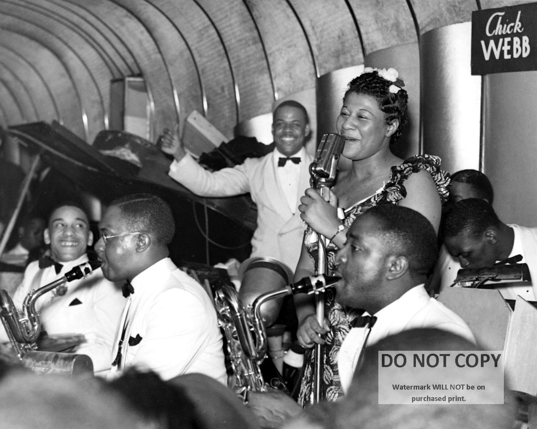 Ella Fitzgerald With Chick Webb's Band at the Savoy Ballroom in New ...