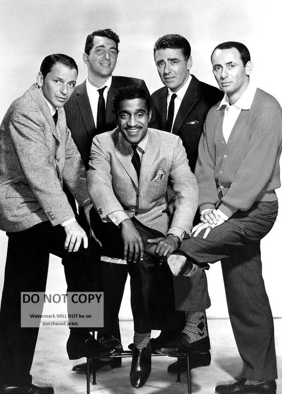 Rat Pack Sammy Davis Jr Dean Martin Everybody Loves Somebody The