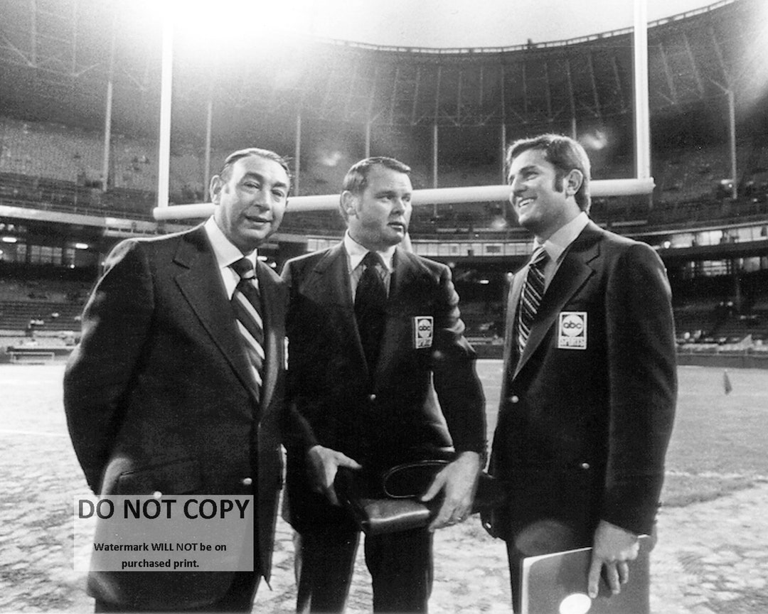 Howard Cosell Keith Jackson & Don Meredith Original Monday - Etsy