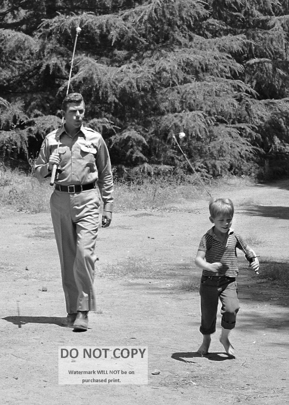 Andy Griffith Show Photo: Iconic Opening Scene Print - Ron Howard, Opie ...