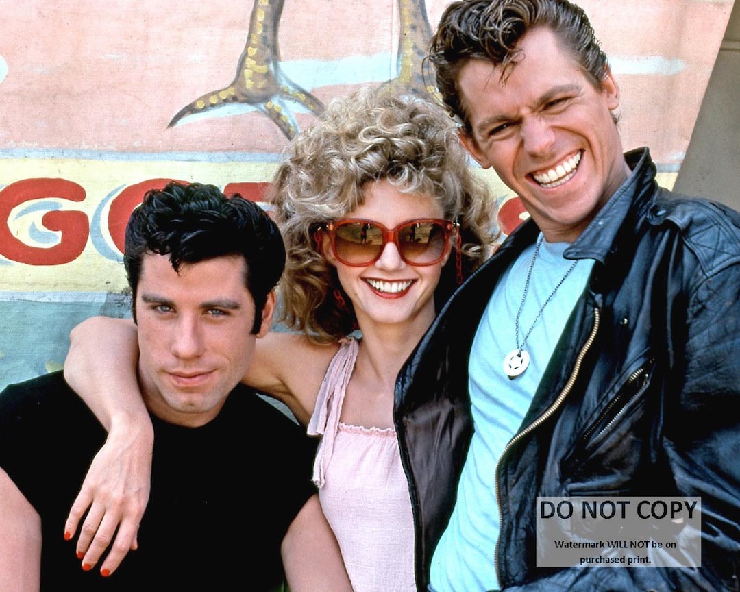 Grease Film Photo: John Travolta, Olivia Newton-john, Jeff Conaway - Etsy