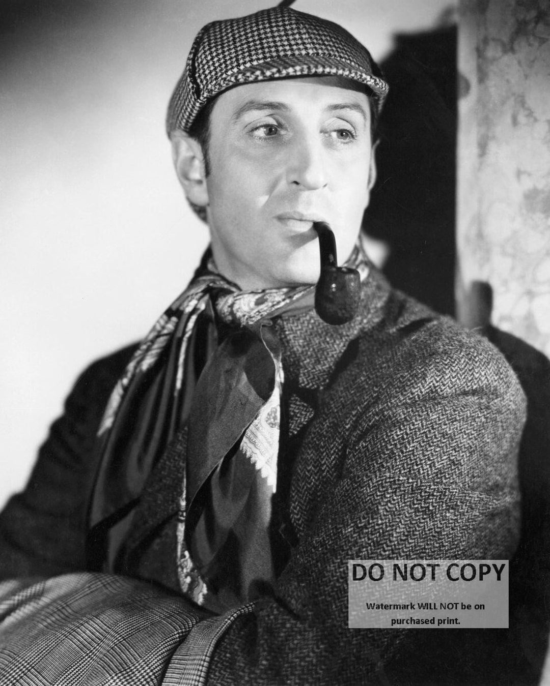 Basil Rathbone as Detective "sherlock Holmes" - 5X7, 8X10 or 11X14 ...