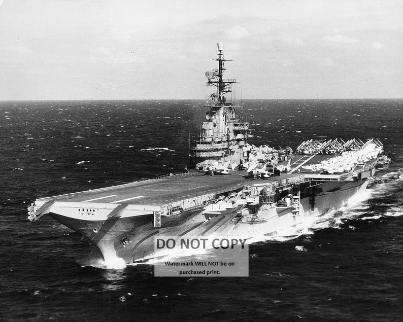 U.S. Navy Aircraft Carrier USS Intrepid CV-11 Circa 1960 5X7, 8X10 or ...