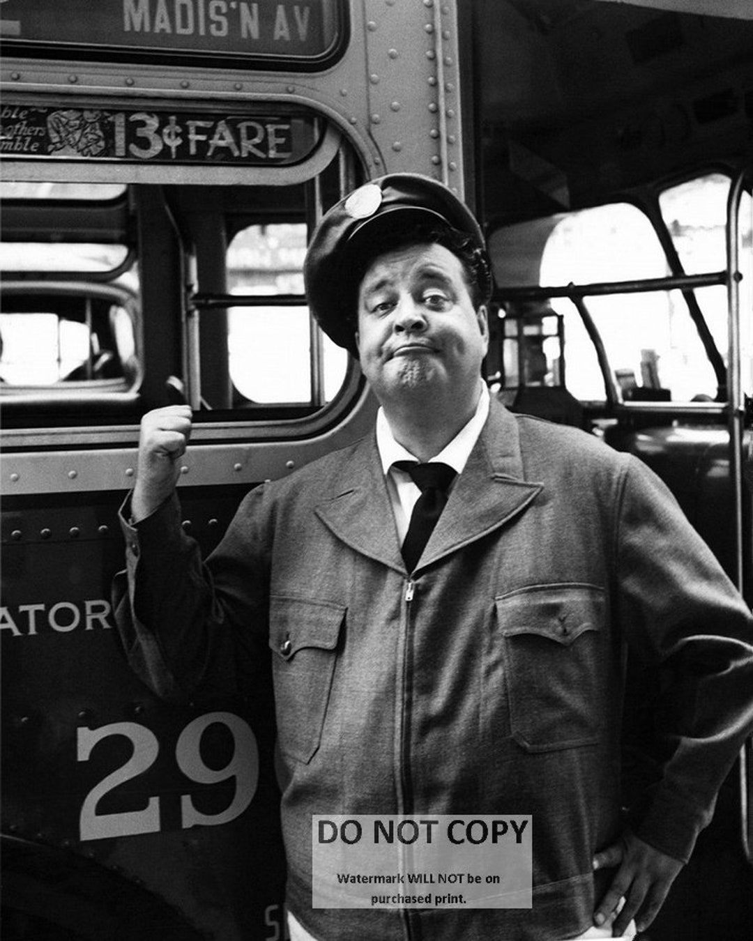 Jackie Gleason as Ralph Kramden - the Honeymooners Publicity Photo - Etsy