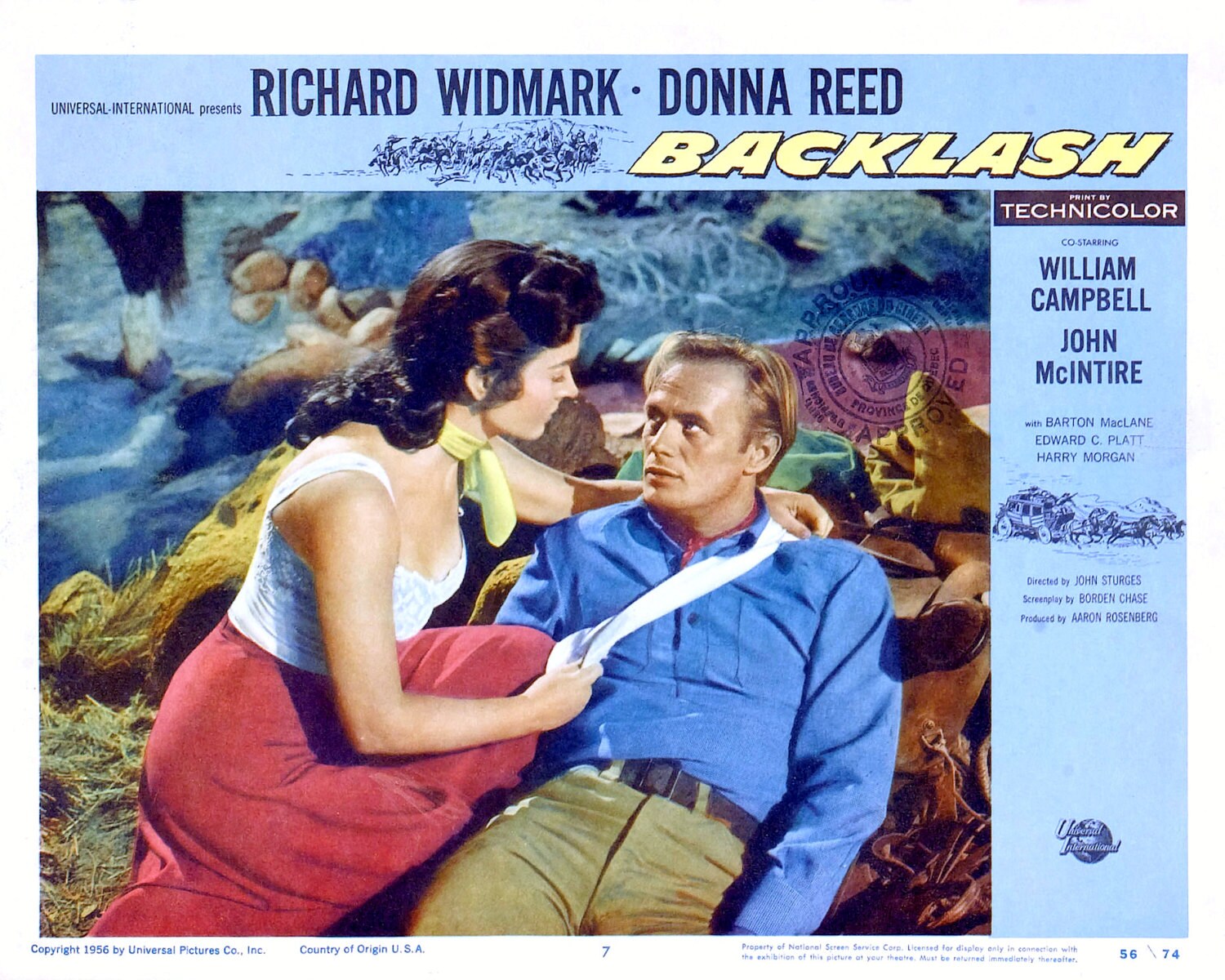 Movie Poster From the Film backlash Starring - Etsy