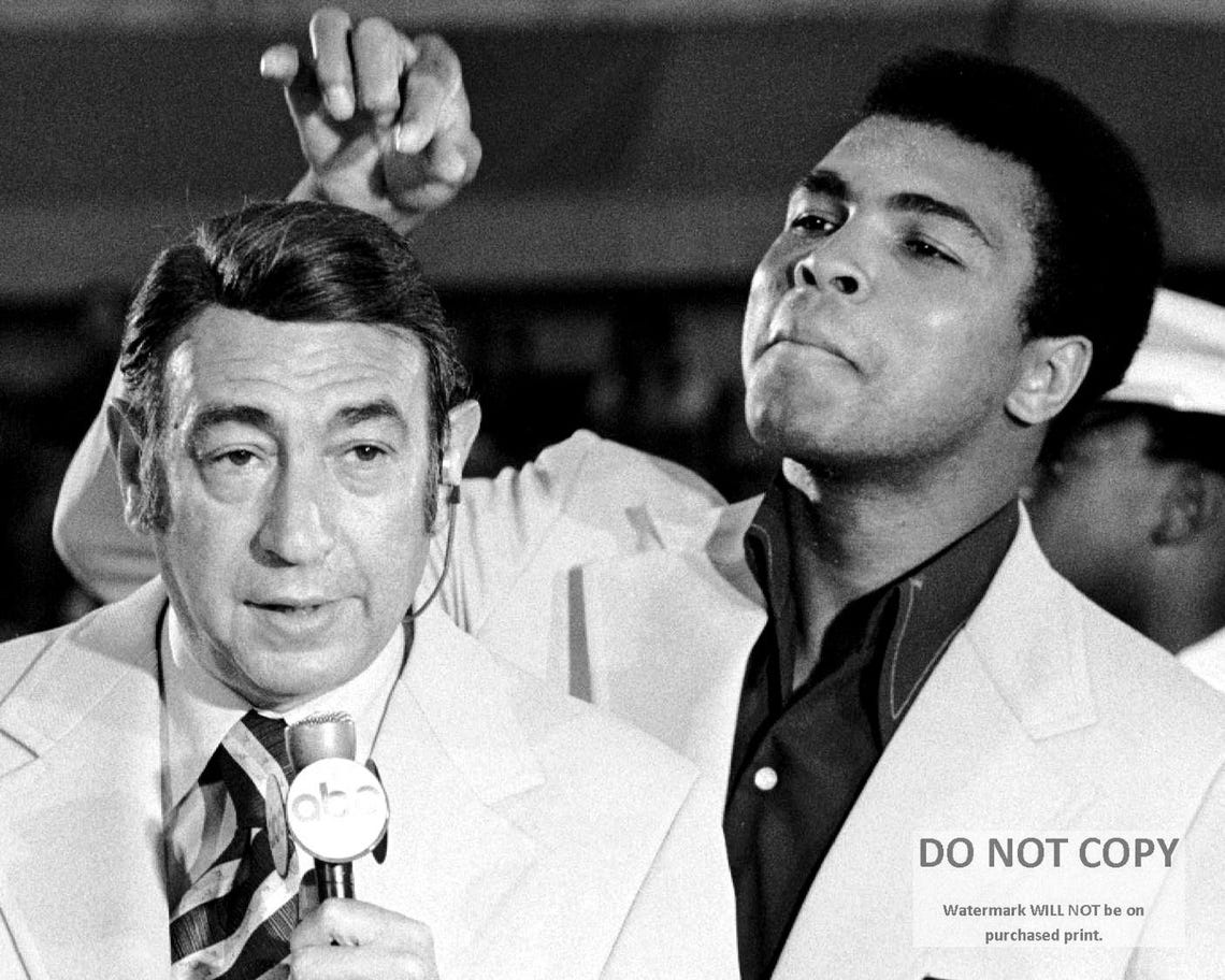 Muhammad Ali & Howard Cosell 1972 Boxing Trials Photo - Etsy