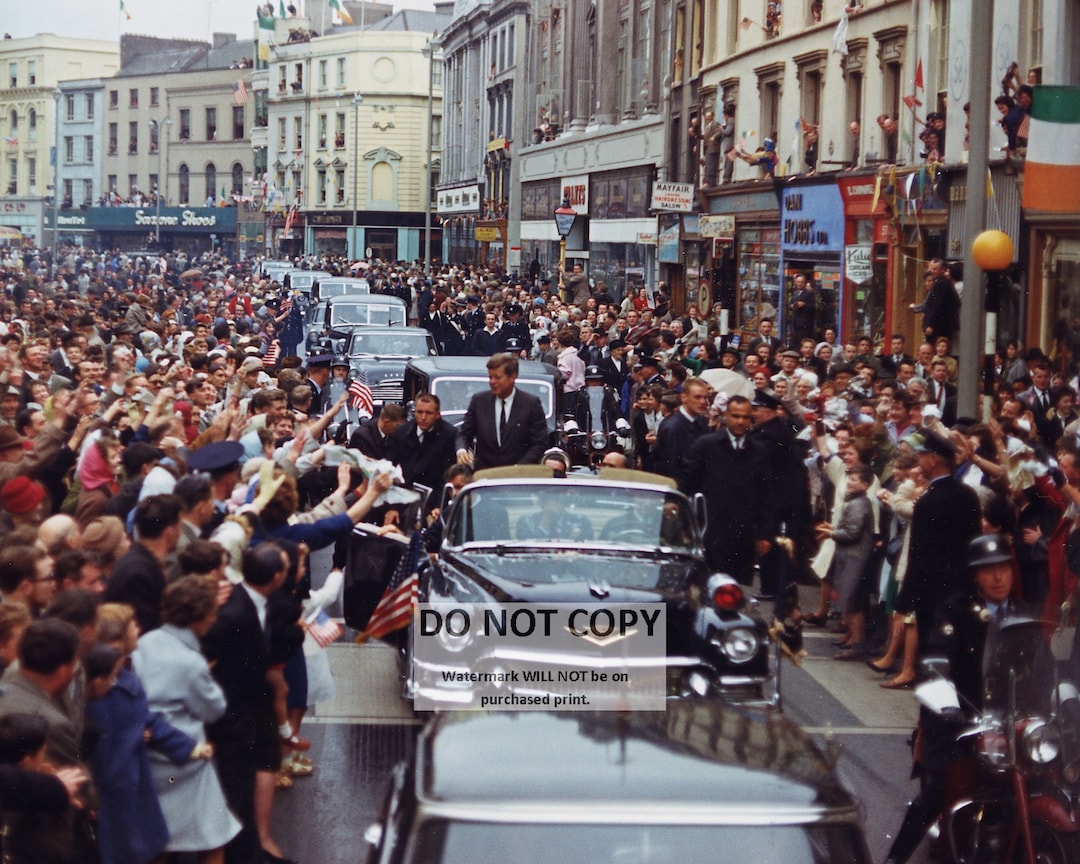 President John F. Kennedy Motorcade in Cork Ireland 1963 - Etsy
