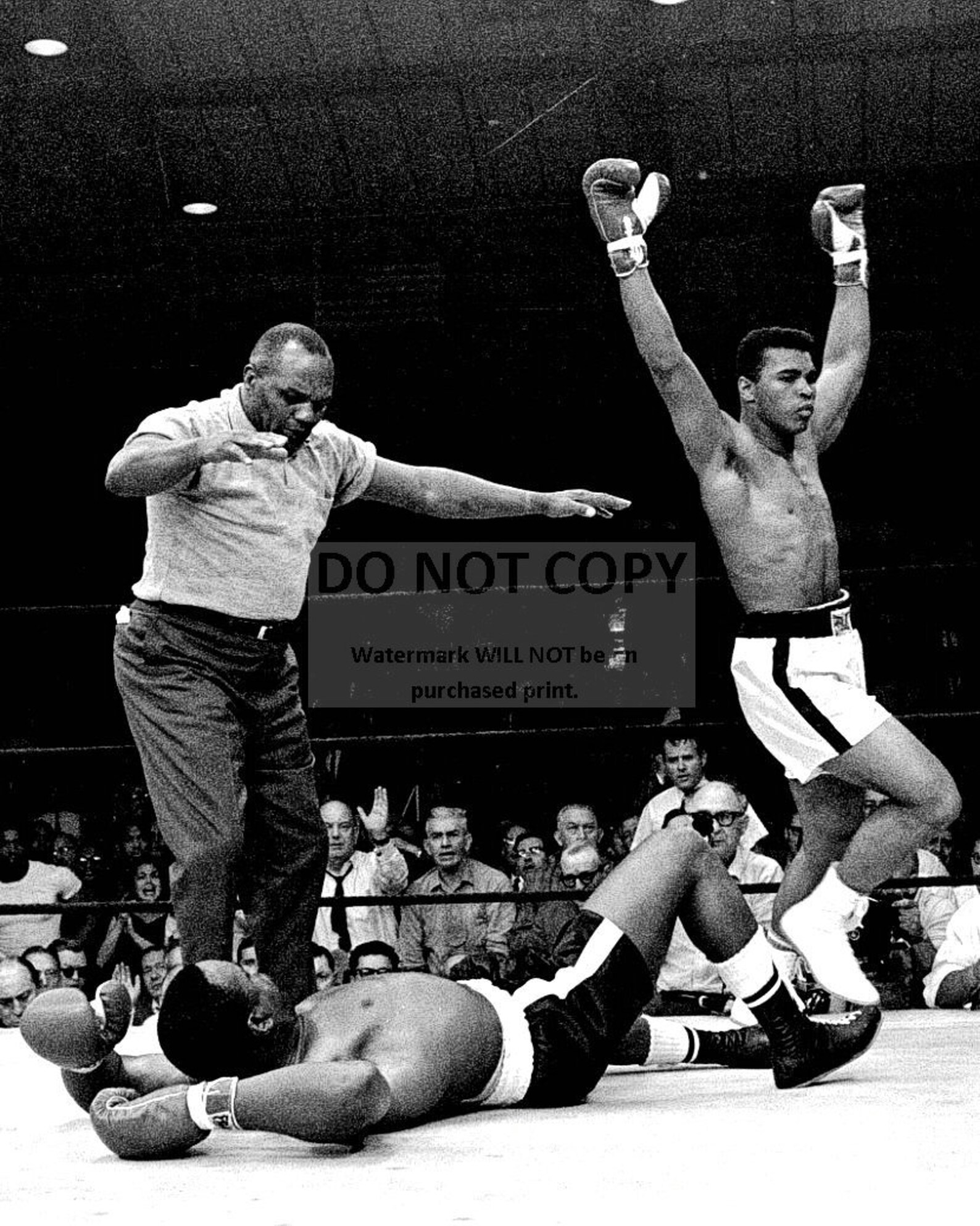 Muhammad Ali Knocks Out Sonny Liston in Lewiston Maine 1965 - Etsy
