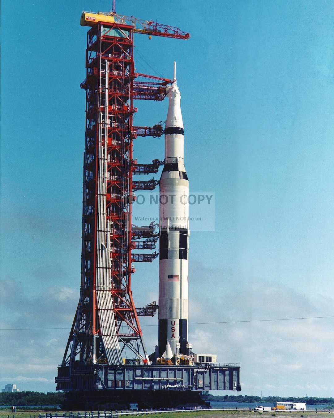 Rollout of the Apollo 11 Saturn V Rocket 5X7, 8X10 or 11X14 NASA Photo ...