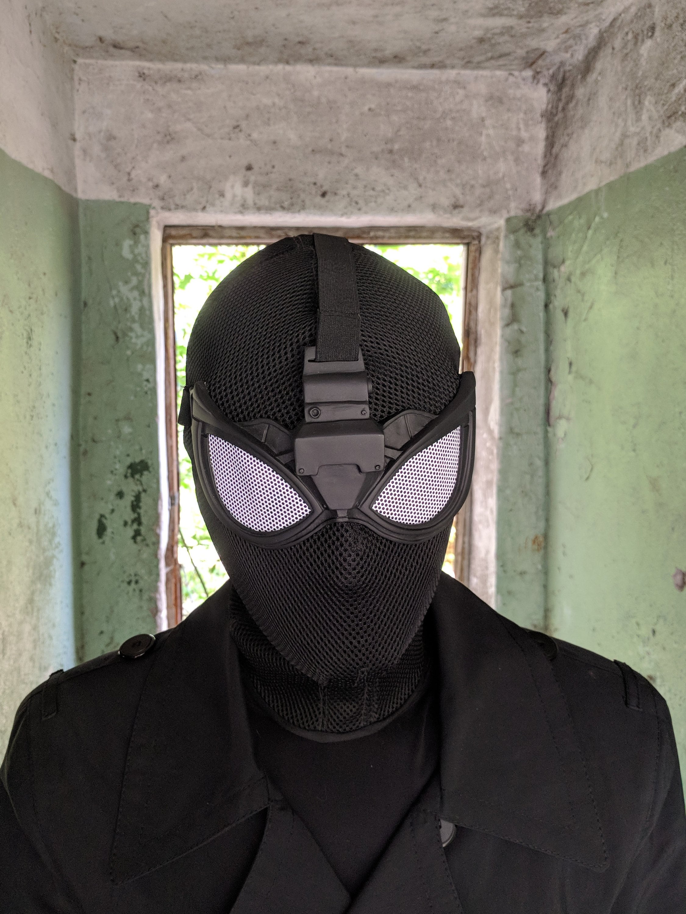 Stealth SPIDER-MAN mask from Spider-Man: Far From Home movie | Etsy